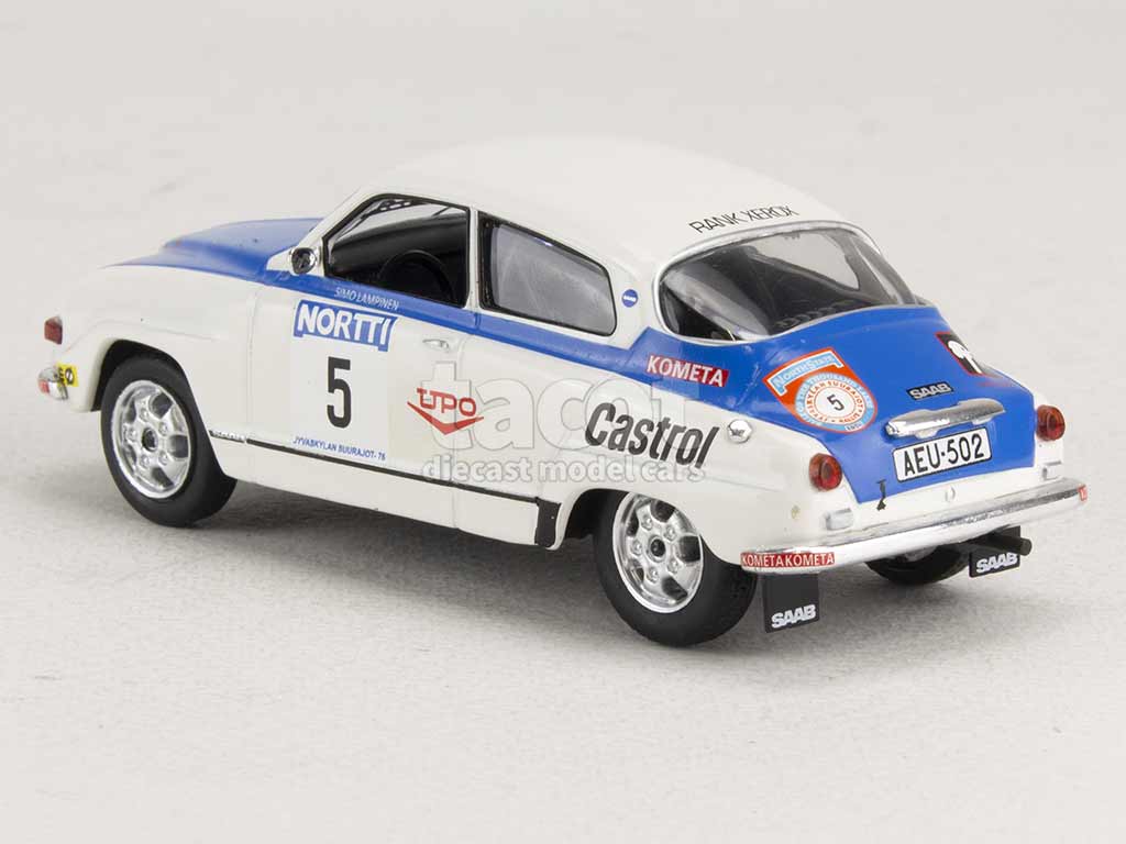 Saab 96 V4 1000 Lakes Rally 1976 IXO 1 43 Autos Miniatures Tacot