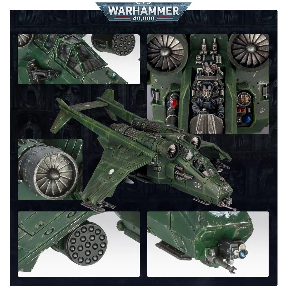 Astra Militarum - Valkyrie - Warhammer 40000 - - - Autos Miniatures Tacot