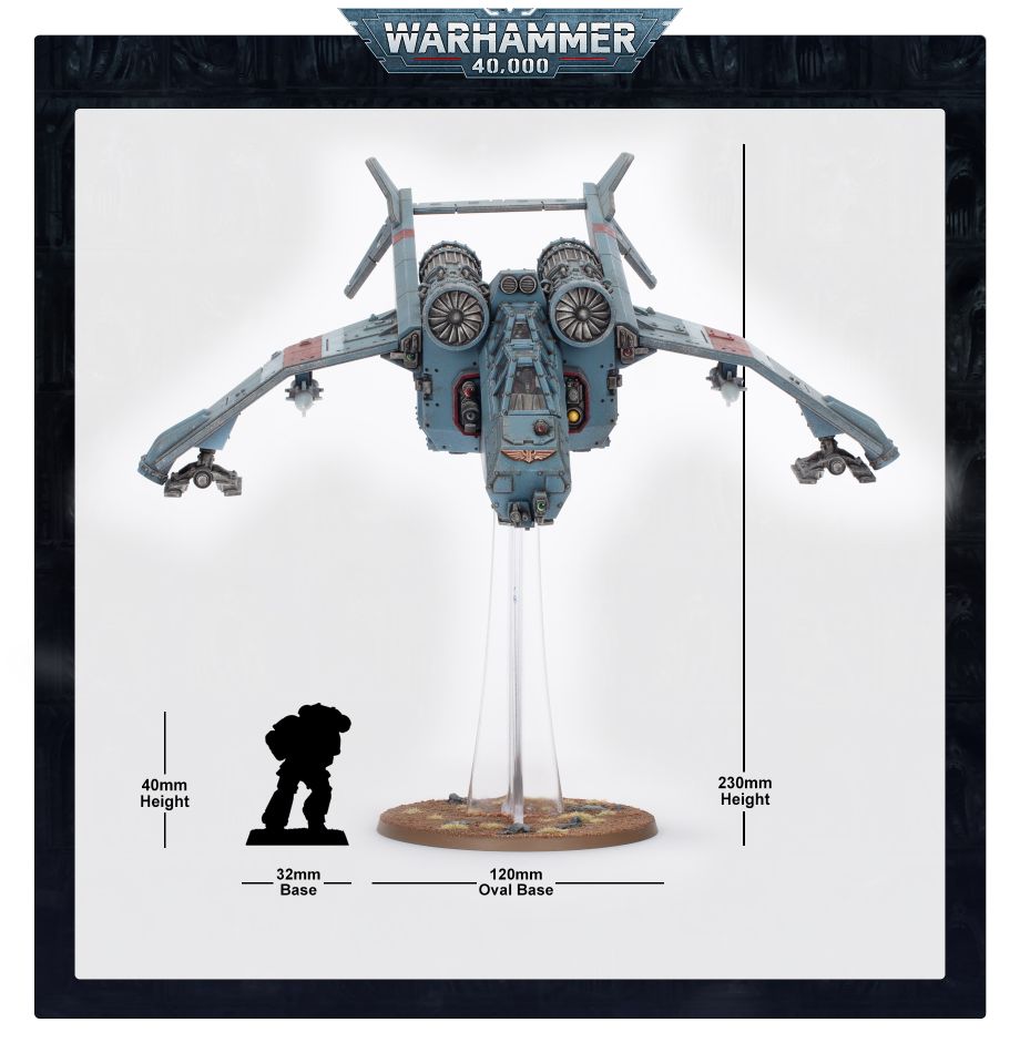 Astra Militarum - Valkyrie - Warhammer 40000 - - - Autos Miniatures Tacot