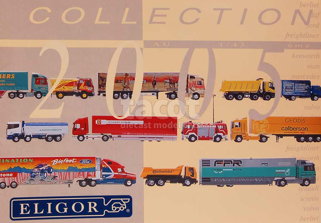 Catalogue - Eligor 2005 Camion - Eligor - - - Autos Miniatures Tacot