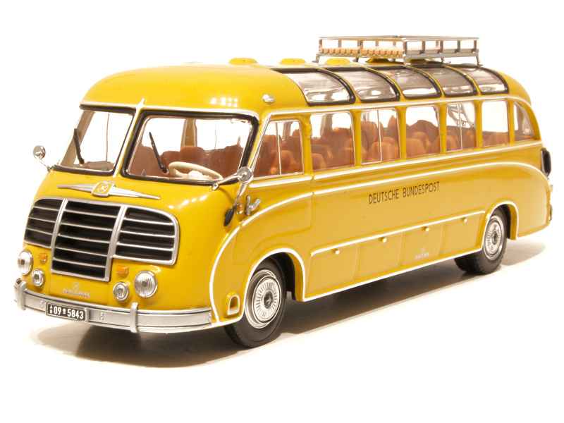 Setra - S8 Bus Poste 1953 - Minichamps - 1/43 - Autos Miniatures Tacot