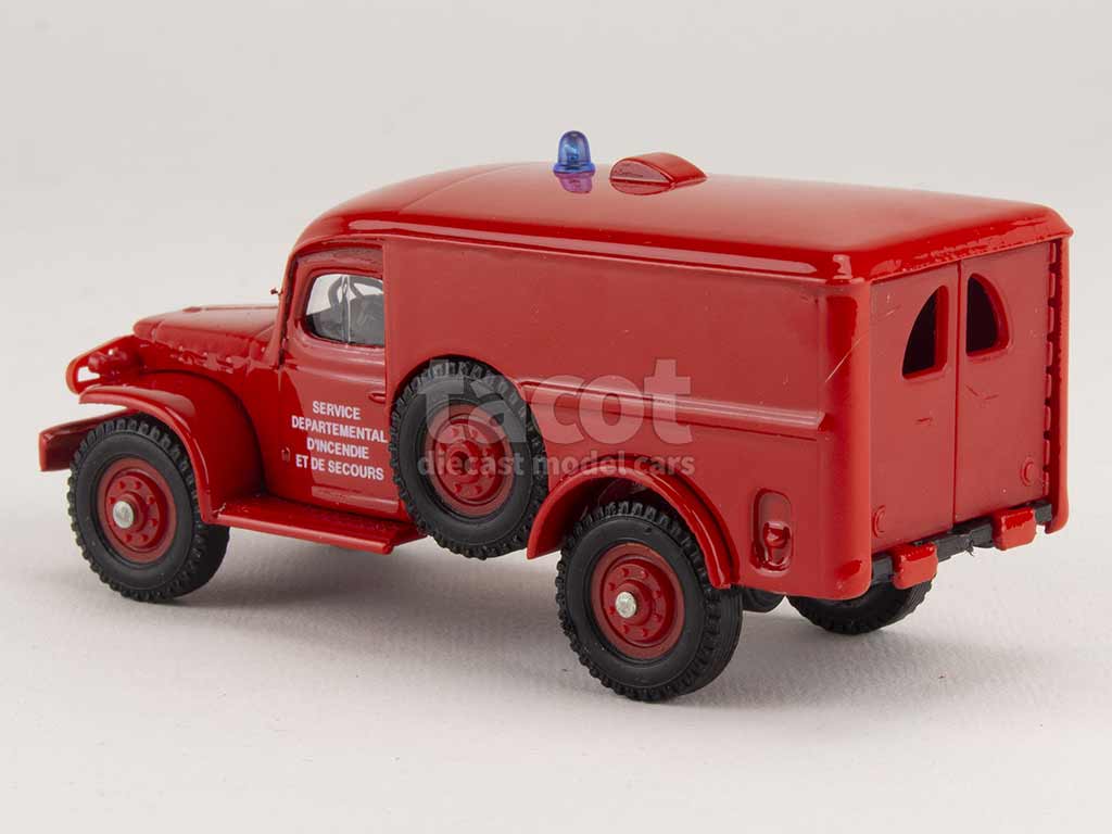 Dodge - WC54 Pompiers - Solido Presse - 1/50 - Autos Miniatures Tacot