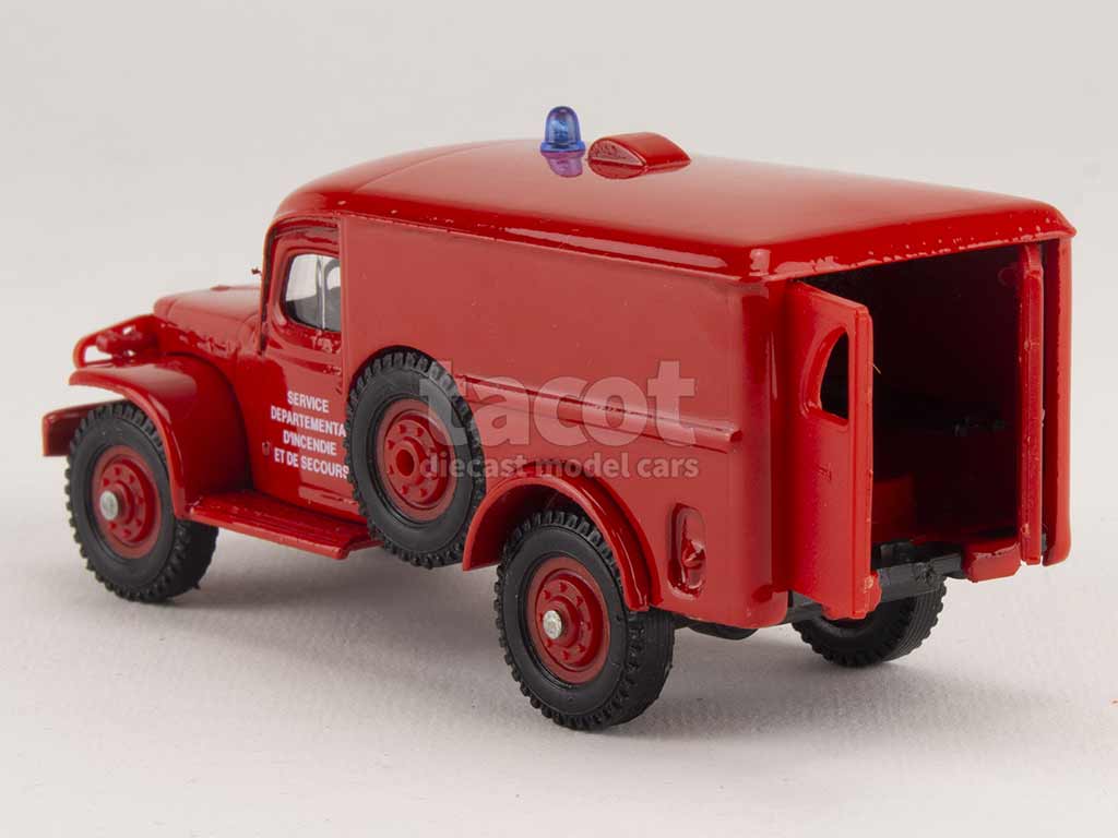 Dodge - WC54 Pompiers - Solido Presse - 1/50 - Autos Miniatures Tacot
