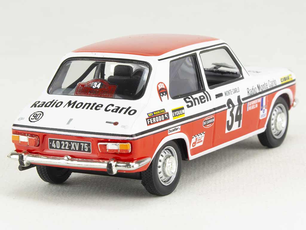 Simca - 1100 Spécial Monte -Carlo 1972 - Modèle Presse - 1/43 - Autos ...