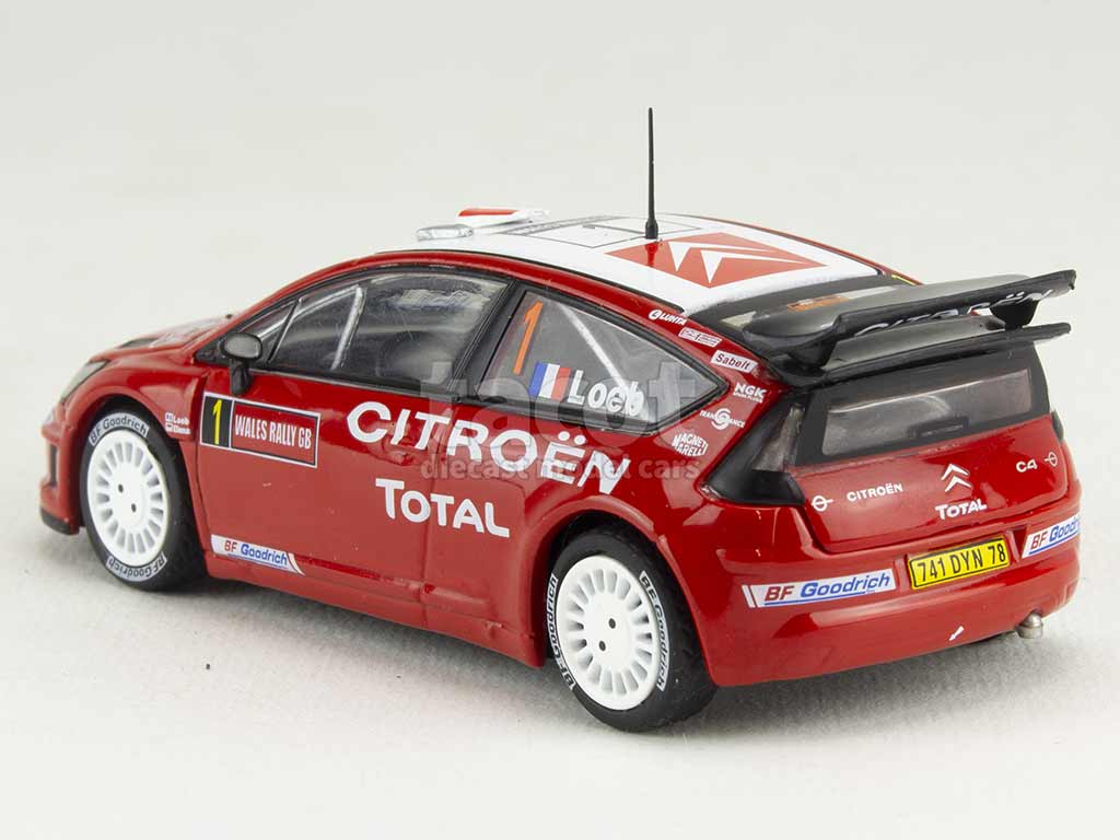 Citroën - C4 WRC Wales Rally GB 2007 - Modèle Presse - 1/43 - Autos ...