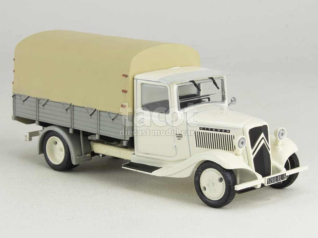 Citroën - Type 23 Bâché - Modèle Presse - 1/43 - Autos Miniatures Tacot