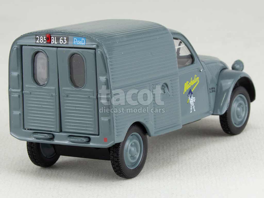 Citroën - 2CV AZU Fourgonnette Michelin - Norev Presse - 1/43 - Autos Miniatures Tacot
