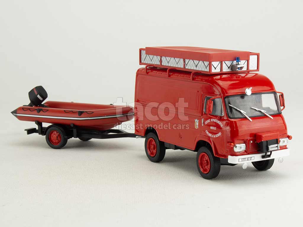 Saviem - TP3 Fourgon de Dépollution/ Zodiac - Modèle Presse - 1/43 ...