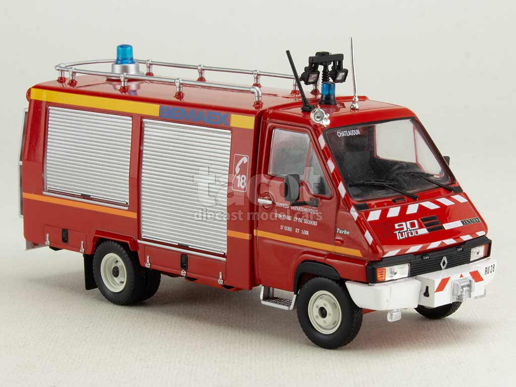 Renault - B90 Pompiers - Modèle Presse - 1/43 - Autos Miniatures Tacot