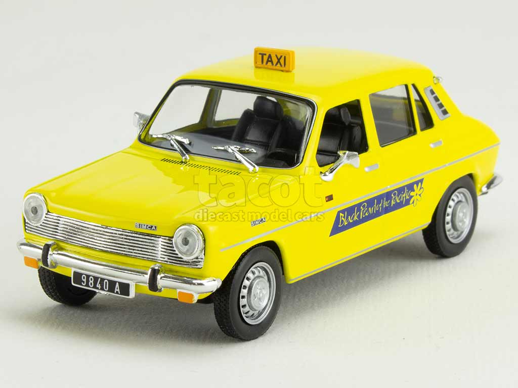 Simca - 1100 Taxi Tahiti 1968 - Modèle Presse - 1/43 - Autos Miniatures ...