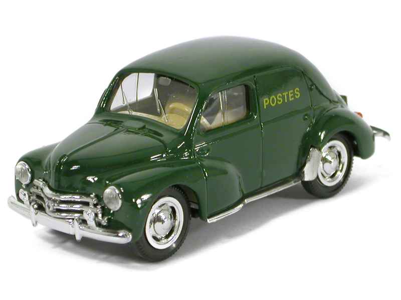 Renault - 4CV Tolée Postes - Verem - 1/43 - Autos Miniatures Tacot