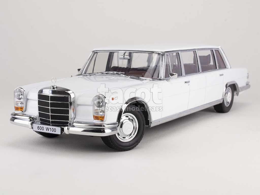 Mercedes - 600 LWB Pullman/ W100 1964 - KK Scale Models - 1/18 - Autos Miniatures Tacot
