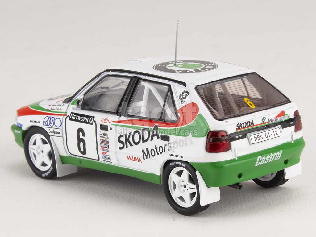 Skoda - Felicia Kit Car RAC Rally 1996 - IXO - 1/43 - Autos Miniatures ...