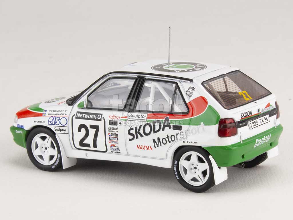 Skoda - Felicia Kit Car RAC Rally 1996 - IXO - 1/43 - Autos Miniatures ...