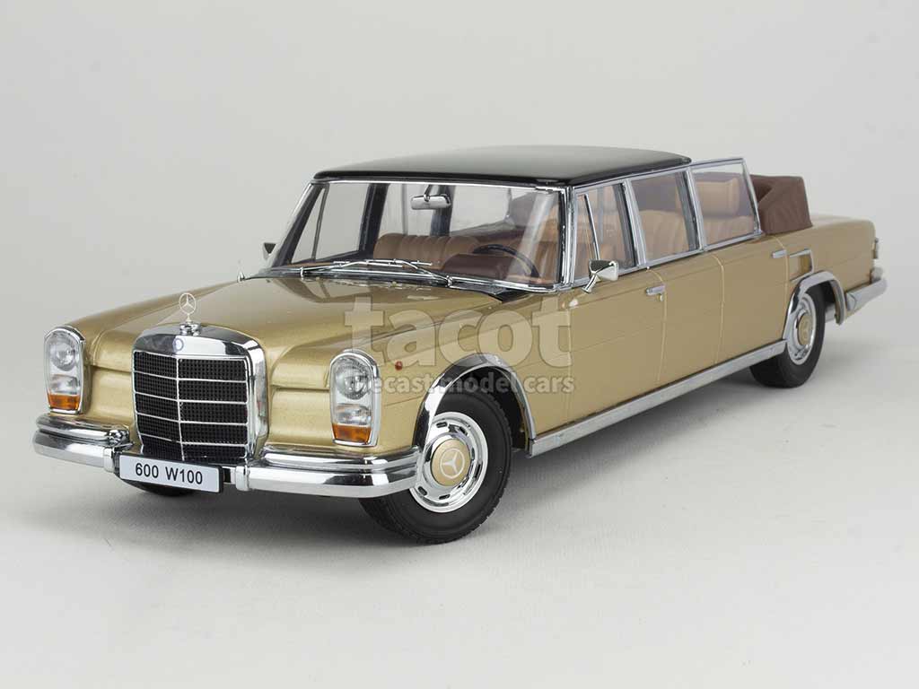 Mercedes - 600 LWB Pullman Landaulet/ W100 1964 - KK Scale Models - 1/ ...