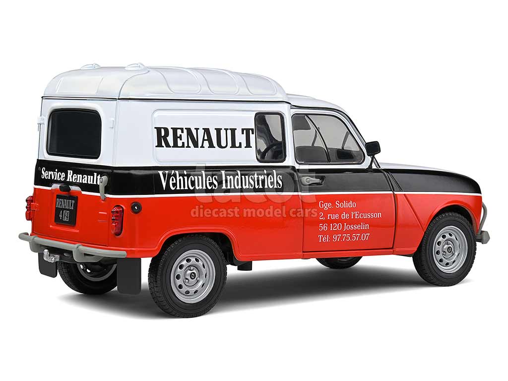 Renault - R4 F4 Fourgonnette 1988 - Solido - 1/18 - Autos Miniatures Tacot