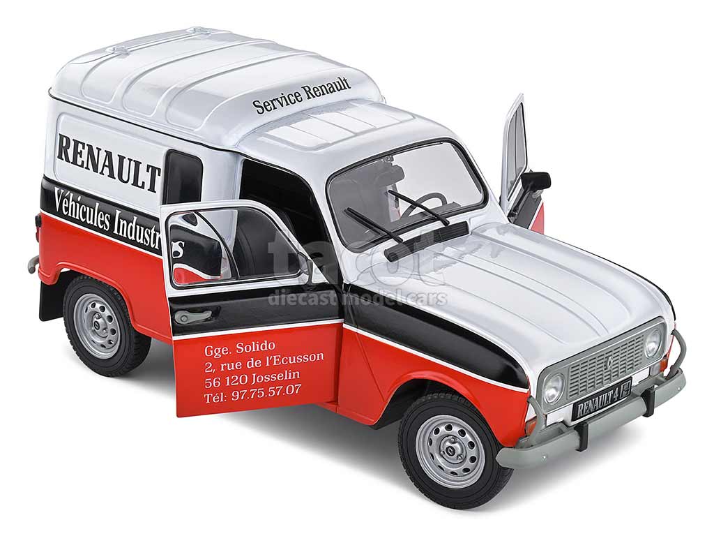 Renault - R4 F4 Fourgonnette 1988 - Solido - 1/18 - Autos Miniatures Tacot