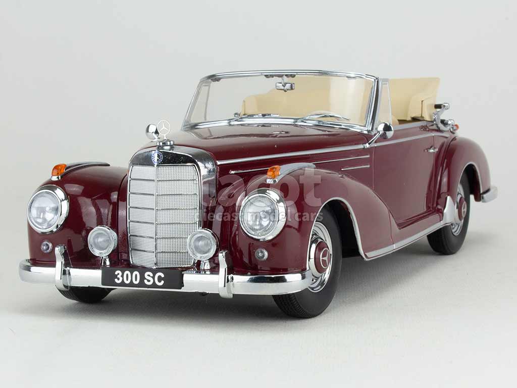 Mercedes - 300 SC/ W188 Cabriolet 1957 - KK Scale Models - 1/18 - Autos ...