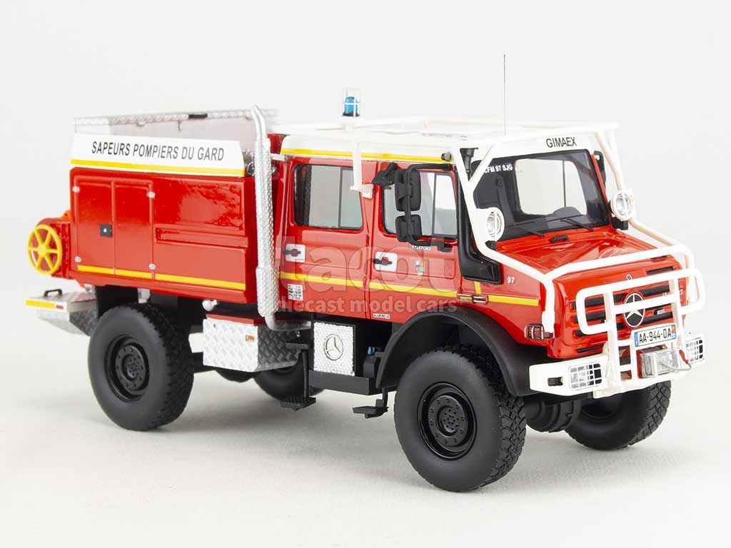 Mercedes - Unimog U5000 Gimaex Pompiers - Alerte - 1/43 - Autos ...