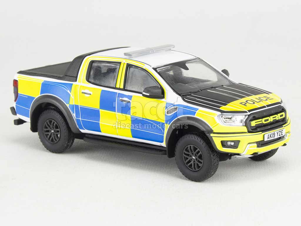 Ford - Ranger Raptor Police 2021 - Vanguards - 1/43 - Autos Miniatures ...