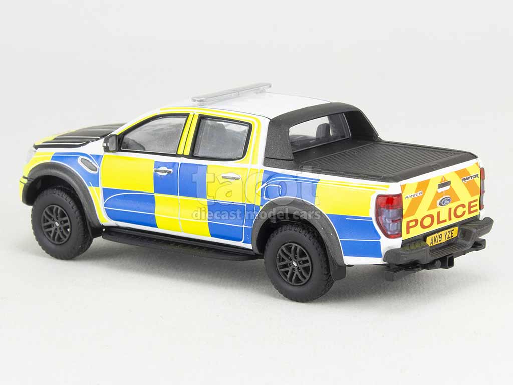 Ford - Ranger Raptor Police 2021 - Vanguards - 1/43 - Autos Miniatures ...
