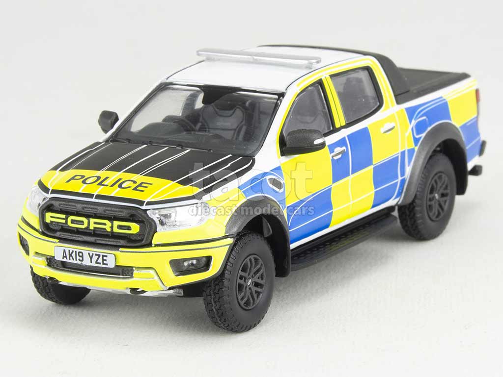 Ford - Ranger Raptor Police 2021 - Vanguards - 1/43 - Autos Miniatures ...