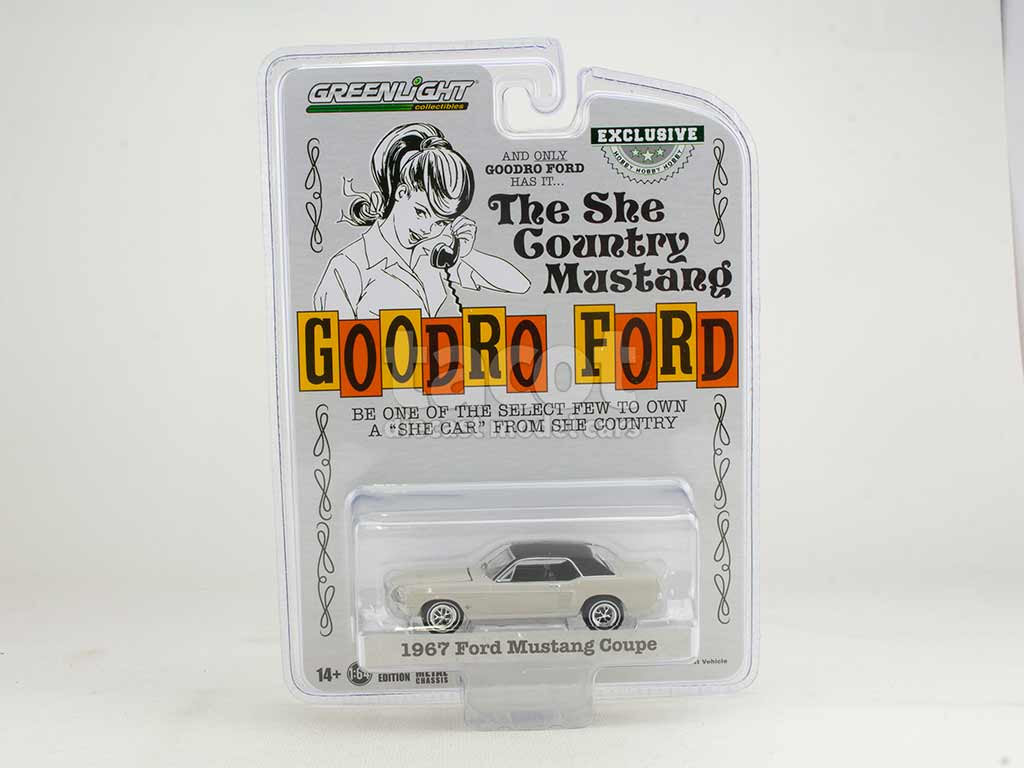 Ford - Mustang Coupé Bill Goodro 1967 - Greenlight - 1/64 - Autos ...