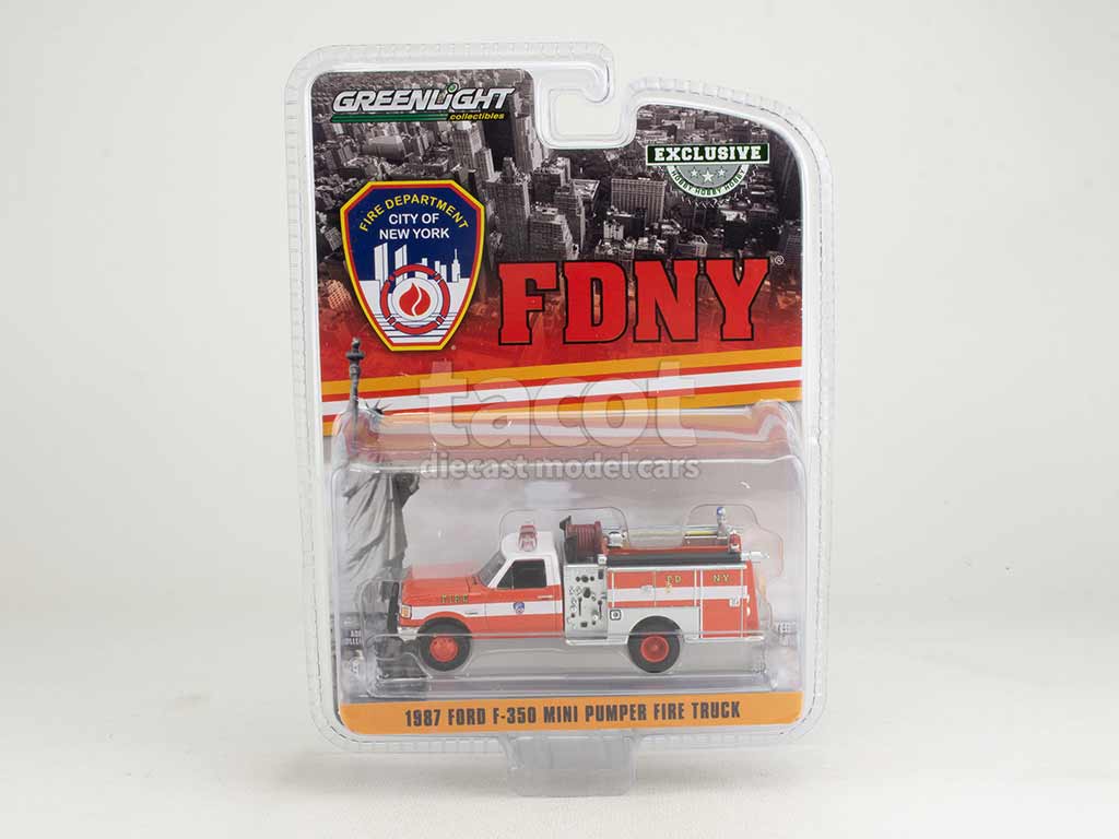Ford - F-350 Mini Pumper Fire Truck 1987 - Greenlight - 1/64 - Autos ...