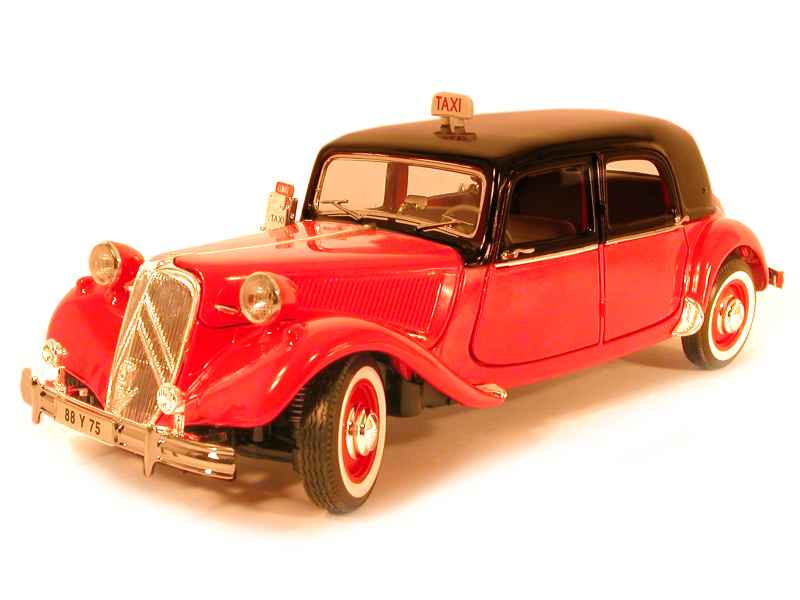 Citroën - Traction 15CV Taxi 1952 - Maisto - 1/18 - Autos Miniatures Tacot