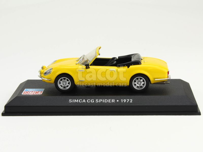 Simca - CG Spider 1972 - Modèle Presse - 1/43 - Autos Miniatures Tacot