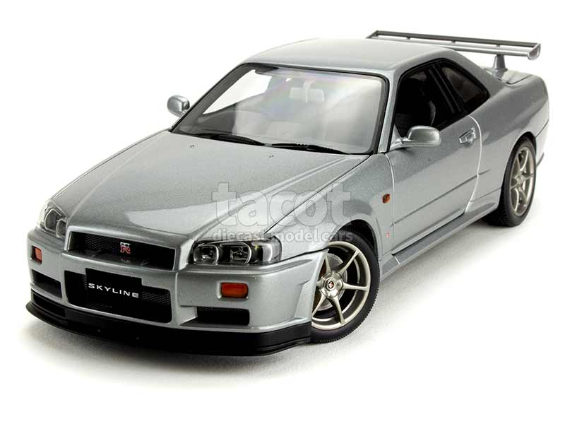 Nissan - Skyline R34 GTR 1999 - AUTOart - 1/18 - Autos Miniatures Tacot