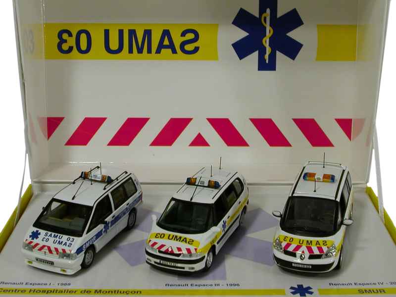 Renault - Coffret Espace SAMU 03 - Universal Hobbies - 1/43 - Autos ... Renault - Coffret Espace SAMU 03 - Universal Hobbies - 1/43 - Autos ...