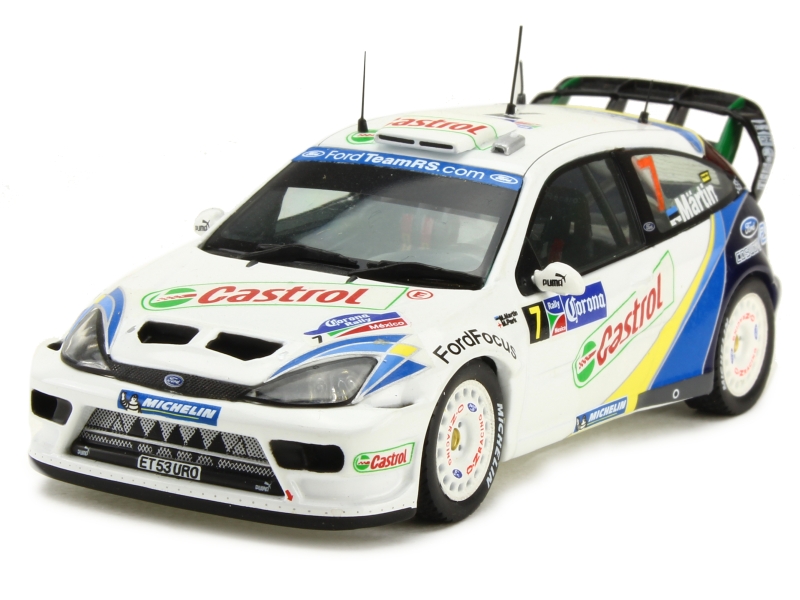 Ford - Focus RS WRC Mexico Rally 2004 - IXO - 1/43 - Autos Miniatures Tacot