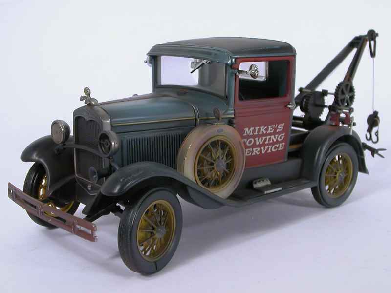 Ford - Model A Tow Truck 1931 - Motor City - 1/18 - Autos Miniatures Tacot