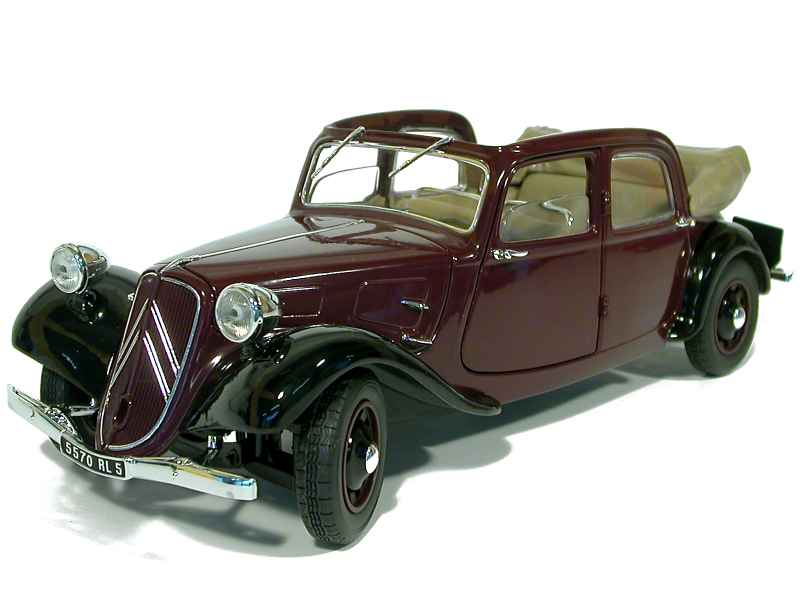 Citroën - Traction 11CV Découvrable 1938 - Solido - 1/18 - Autos Miniatures Tacot