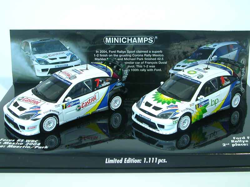 Ford - Focus RS WRC Mexico 2004 - Minichamps - 1/43 - Autos Miniatures ...