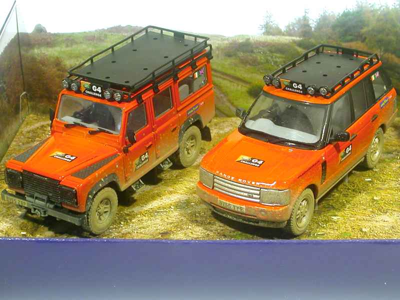 Land Rover - Defender 110/ Range Rover G4 Challenge - Vanguards - 1/43 ...