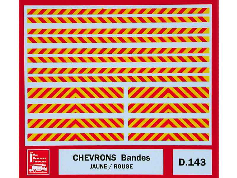 Divers - Decals Chevron - MVI - 1/43 - Autos Miniatures Tacot