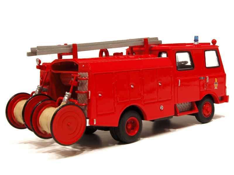 Unic - 75 U 10 Double Cabine Pompiers - MVI - 1/43 - Autos Miniatures Tacot