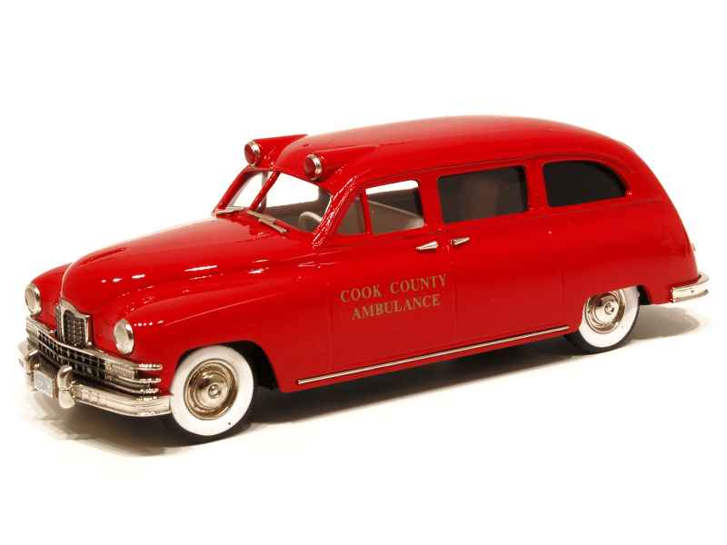Packard - Henney Ambulance 1950 - Brooklin - 1/43 - Autos Miniatures Tacot