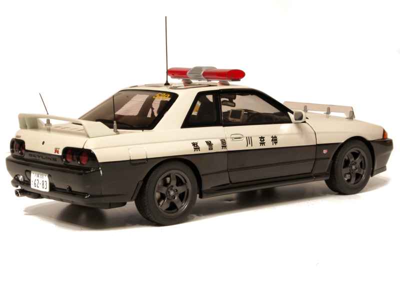 Nissan - Skyline GT-R R32 Police - AUTOart - 1/18 - Autos Miniatures Tacot