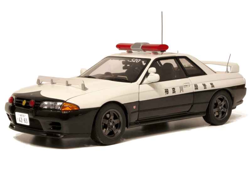 Nissan - Skyline GT-R R32 Police - AUTOart - 1/18 - Autos Miniatures Tacot
