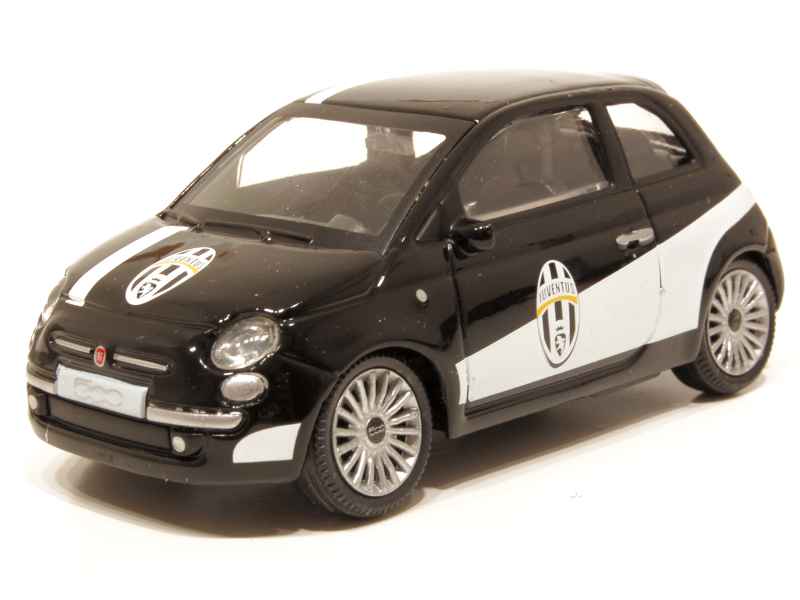 Fiat - 500 Juventus 2009 - Mondo Motors - 1/43 - Autos Miniatures Tacot