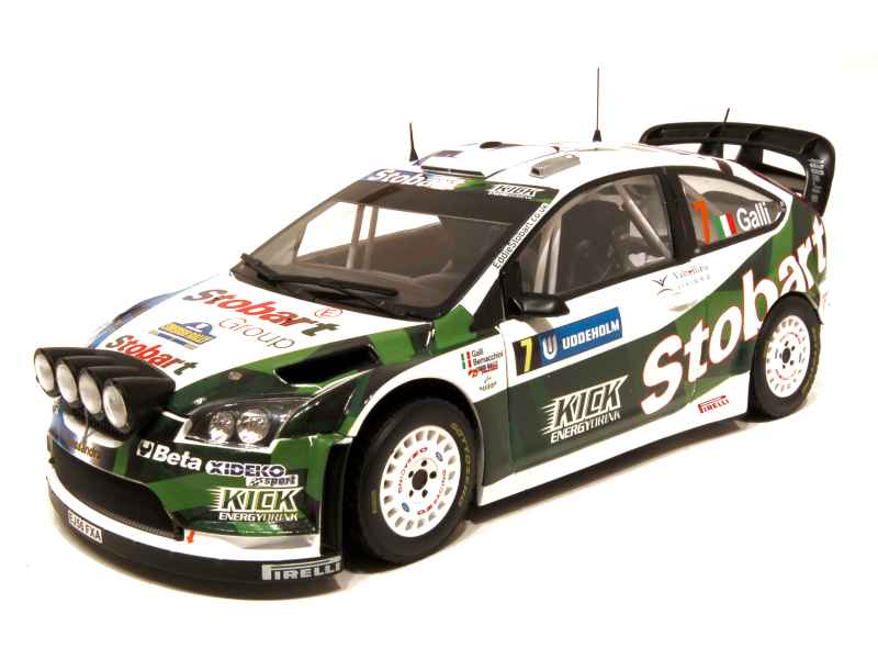 Ford - Focus RS WRC Sweden 2008 - Sun Star - 1/18 - Autos Miniatures Tacot