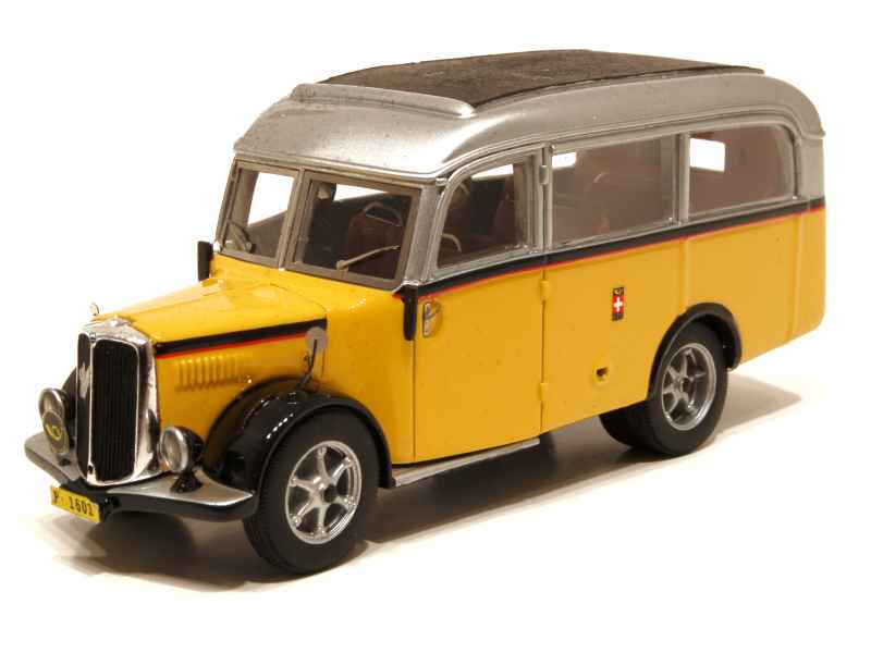 Saurer - KC2 CBD Bus Postal - Tek-Hoby - 1/43 - Autos Miniatures Tacot