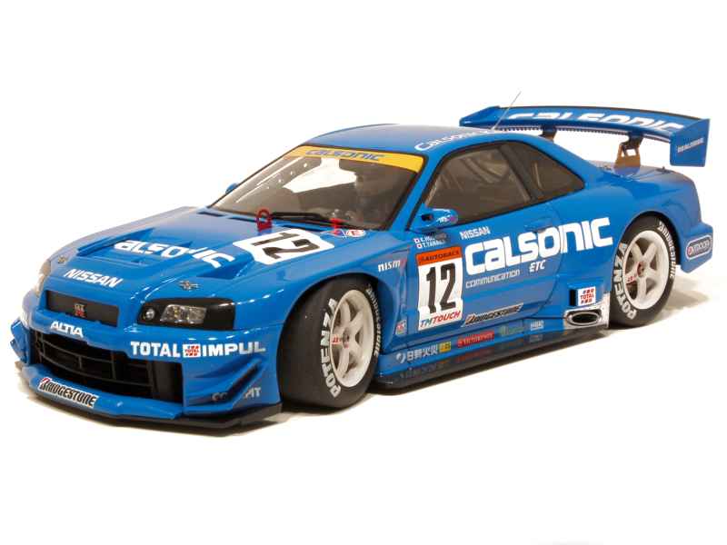Nissan - Skyline GT-R R34 JGTC 2002 - AUTOart - 1/18 - Autos Miniatures ...