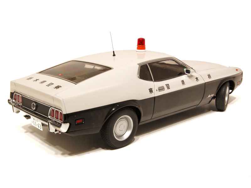 Ford - Mustang Mach I Police - AUTOart - 1/18 - Autos Miniatures Tacot