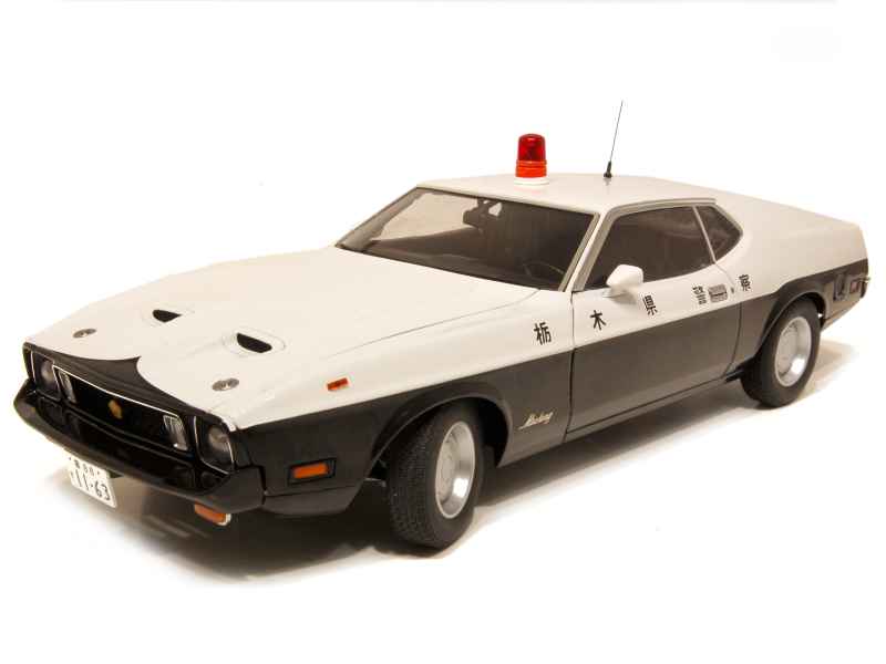 Ford - Mustang Mach I Police - AUTOart - 1/18 - Autos Miniatures Tacot
