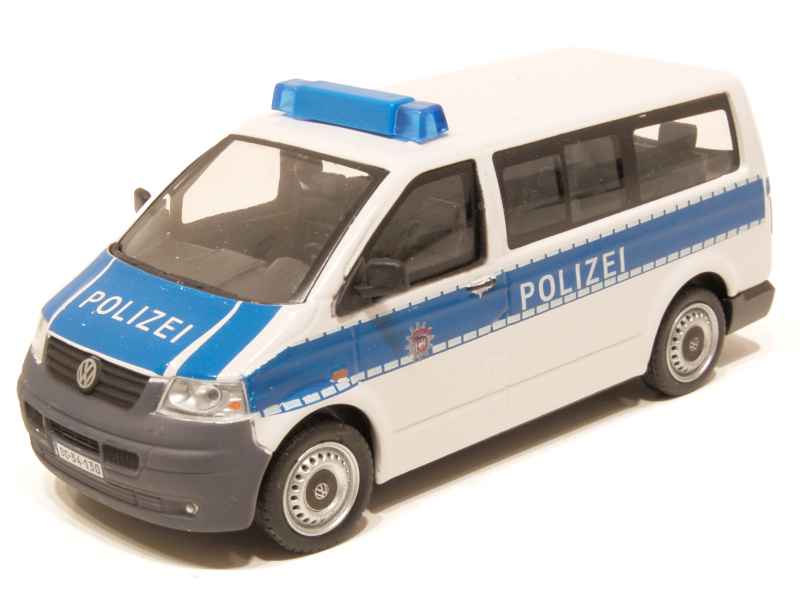 Volkswagen - Combi Multivan Police - Cararama - 1/43 - Autos Miniatures ...