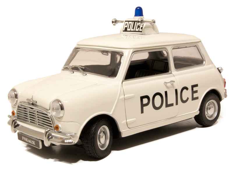 Morris - Mini Cooper S Police 1968 - Kyosho - 1/18 - Autos Miniatures Tacot